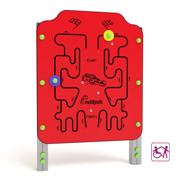 ACTIVITY PANEL "LABYRINTH AND GEAR WHEELS" - Mobipark