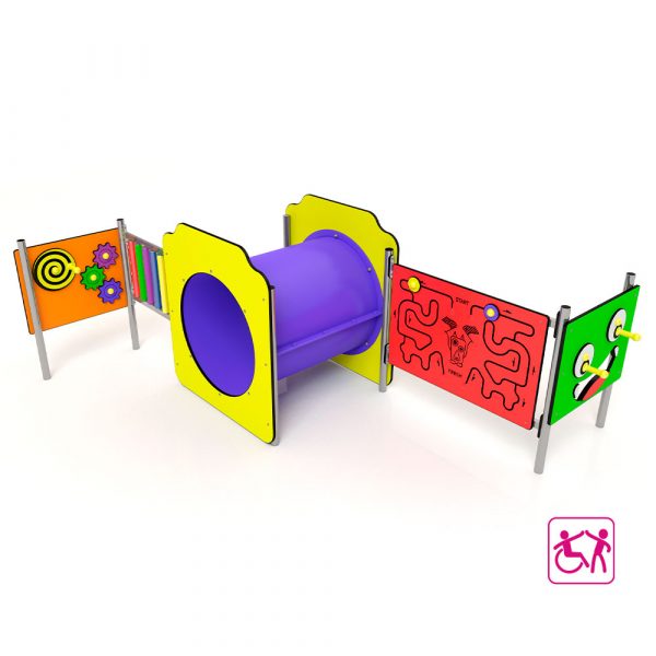 Multijuego torre con tobogan - NOVA - Mobipark