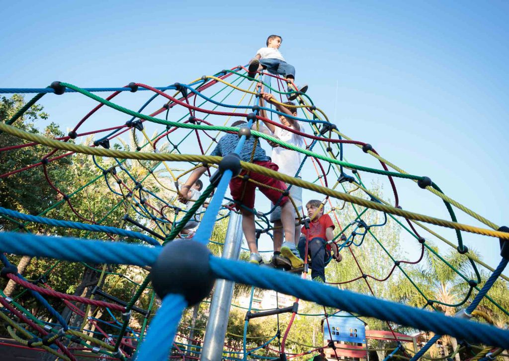 Pirámide grande de cuerdas - TREPA C450 - Mobipark