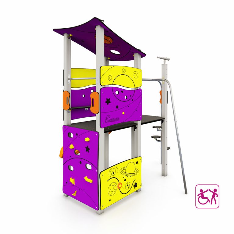 Multijuego torre con tobogan - NOVA - Mobipark