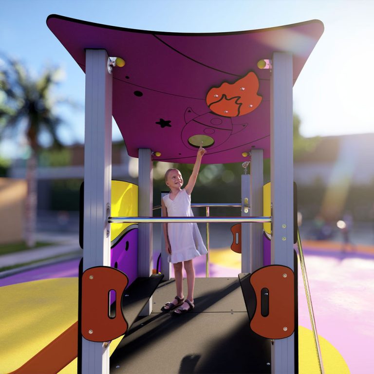 Multijuego torre con tobogan - NOVA - Mobipark