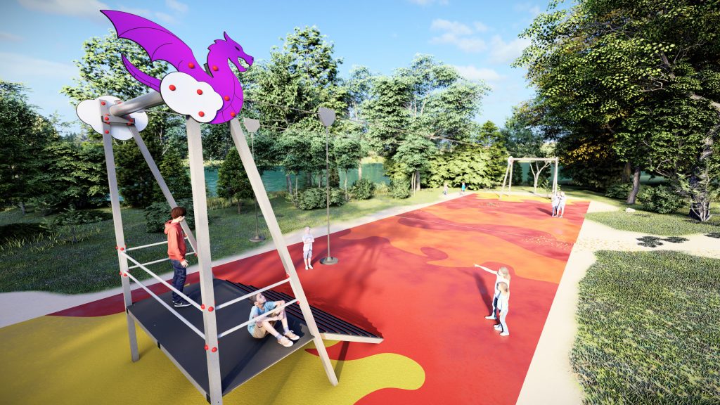 DOUBLE CABLEWAY "DRAGONFLY" - Mobipark