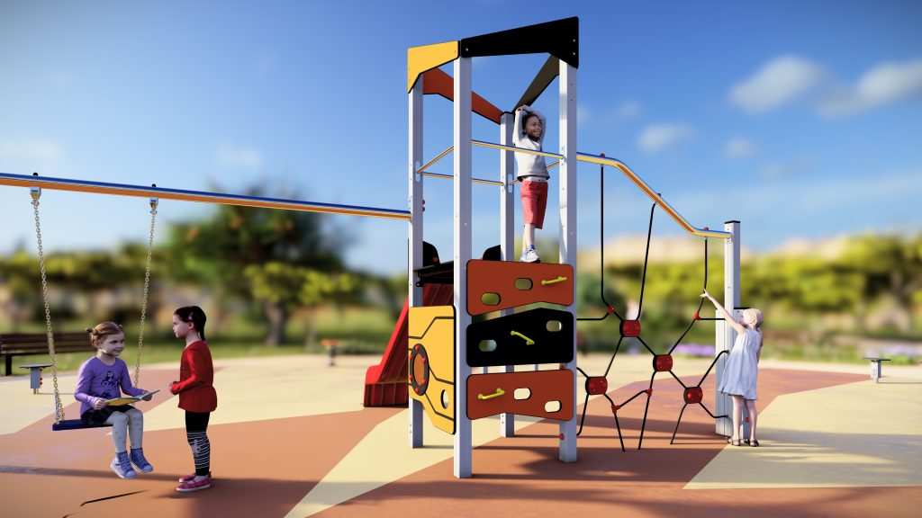 LITE WITH CLIMBING FRAME + SWING - Mobipark