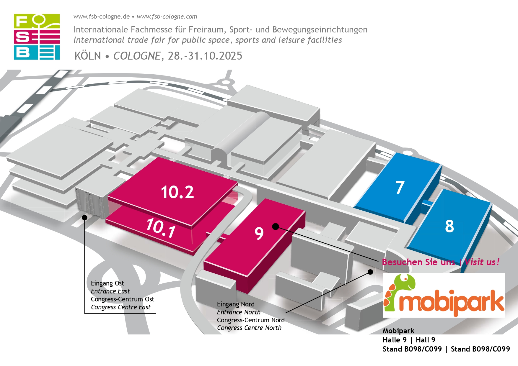Mobipark at FSB Cologne – the leading international event for urban furniture - Mobipark